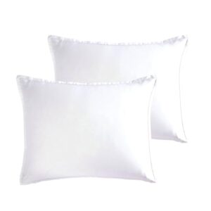 Riverbrook Home Noble Tencel Comforter Cover Set, King, White, 9 Piece Set