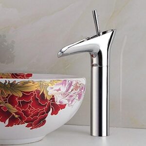 woowshine kitchen & bath fixtures taps faucet, europupc retro hot and cold faucet copper waterfall basin faucet bathroom wash basin faucet,sink faucet, ki-635