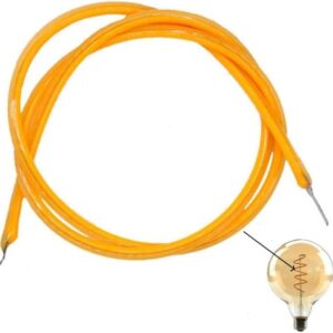 1Pc Red 130mm Edison Bulb 3v Cob LED Filament Flexible Lamp Parts Warm Light Edison Bulb Light Accessories Flexible Filament,Light Bulbs(130mm),LED Bulbs,Tools and Home Improvement