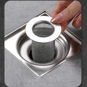 Bathroom Drain Anti Clogging Hair Catcher Plug Sink Strainer Filter Water Floor Drain Kitchen Cylindrical Hair Stopper Shower Bathtub Hair Catcher Sink Drain Stopper Shower Drain Hair