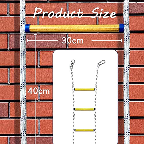 WSYZHL Escape Ladders 3 Storey Rope Ladder Nylon Home Climbing Engineeladder Portable Emergency Escape Ladder Reliable Fire Escape Ladder/25M82Ft