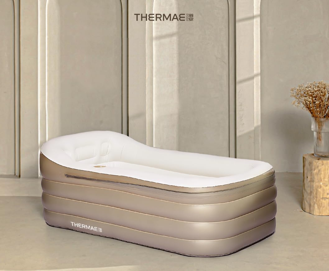 ThermaeStudio® Mobile bathtub,Inflatable bathtub -SPA bathtub - Foldable,Portable,Freestanding | Designed in Rome