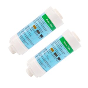 2pcs toilet bidet sprayer water filter replacement for purrfectzone bidet handheld sprayer ‎pzbs-00001 filtration threads lasts up to 6 months