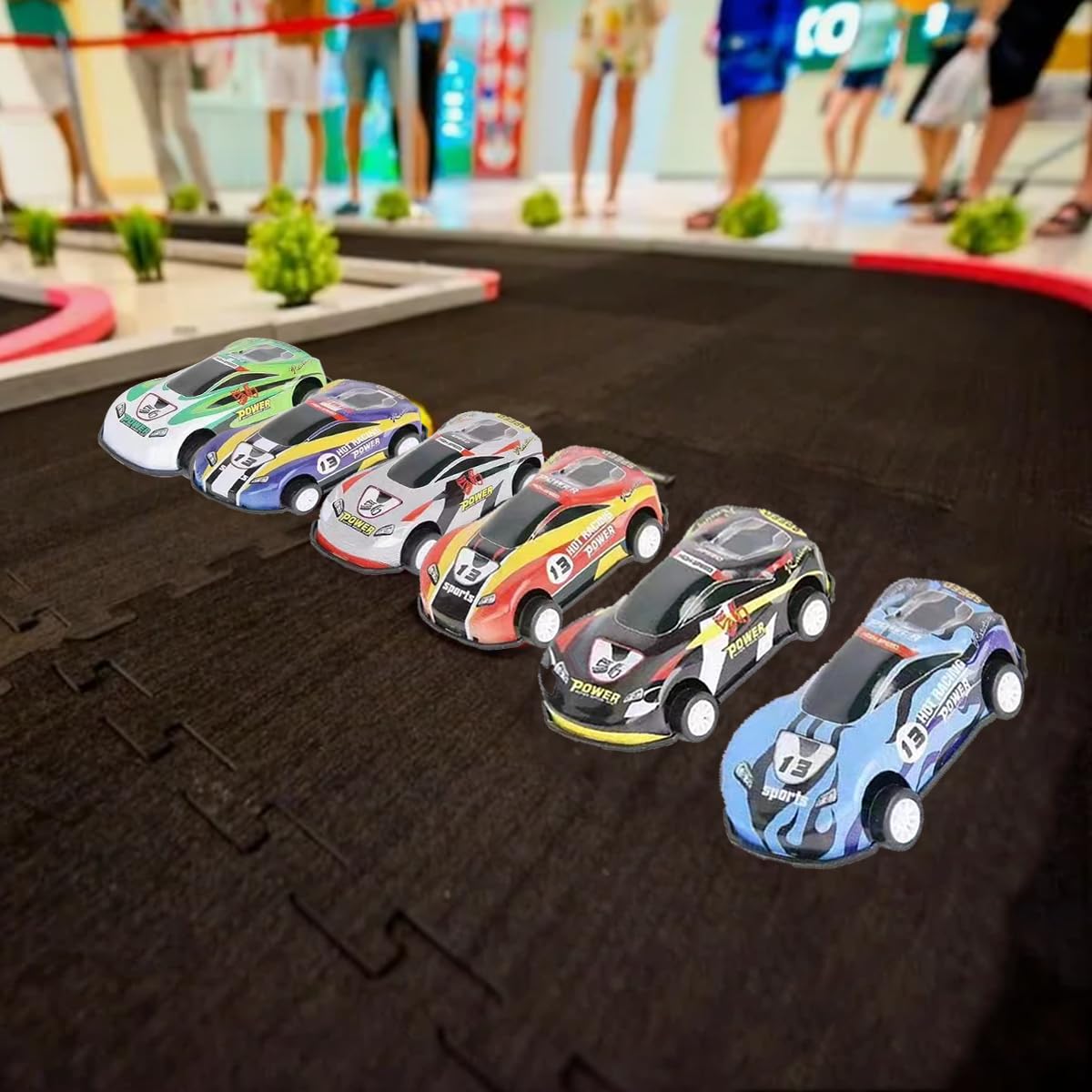 108PCS Race Car Party Favors Car Themed Birthday Party Goodie Bags Stuffers with Party Straw, Bubble Slap Bracelet,Race Cars,DIY Car Stickers,Pencil Caps Suitable Race Car Party