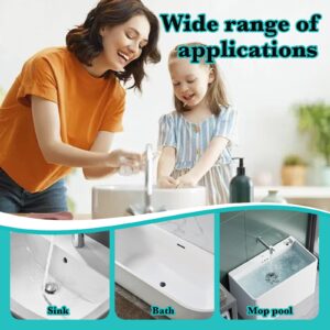 Sink Drain Strainer, ZMyHeart Drain Hair Catcher, Bathroom Universal Basin Sink Drain Stopper, Anti-Clogging, Bathtub Sink Stopper for 1.04~1.97 inch Drain Hole (Bullet Type)