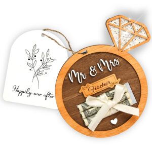 stofinity wedding cards for bride and groom - congratulations wedding card money holder for mr and mrs, funny congrats wedding card, wedding greeting card for newlyweds, marriage wedding gift card