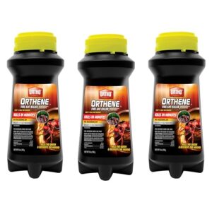 ortho orthene fire ant killer1, kills queen, destroys up to 162 mounds, begins working in 60 minutes, 12 oz., 3-pack