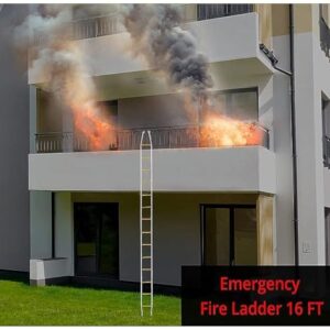 Fire Escape Ladder - Household Items Emergency Ladders, Safety Rope Ladder, Kids and Adults Ladder, for Home Climbing (Size : 8M)