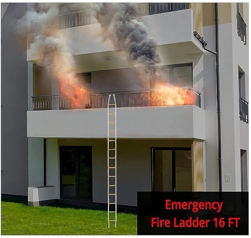 Fire Escape Ladder - Household Items Emergency Ladders, Safety Rope Ladder, Kids and Adults Ladder, for Home Climbing (Size : 8M)