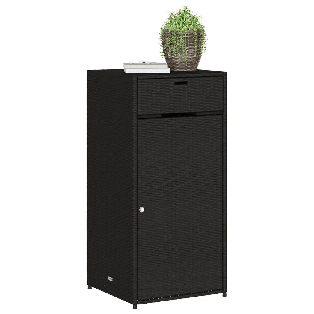 HFERTW Patio Storage Cabinet, Garden Box Toy Box Kitchen Cabinet Job Box Suitable for Kitchen Adults Apartments Patio Poly Rattan