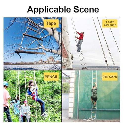 Fire Escape Ladder - Household Items Emergency Ladders, Safety Rope Ladder, Kids and Adults Ladder, for Home Climbing (Size : 8M)