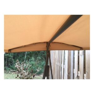 Garden Winds Custom Fit Replacement Canopy Top Cover Compatible with The Garden Treasures GT SS-909E-1 Sling Swing - Upgraded Performance RipLock 500 Fabric