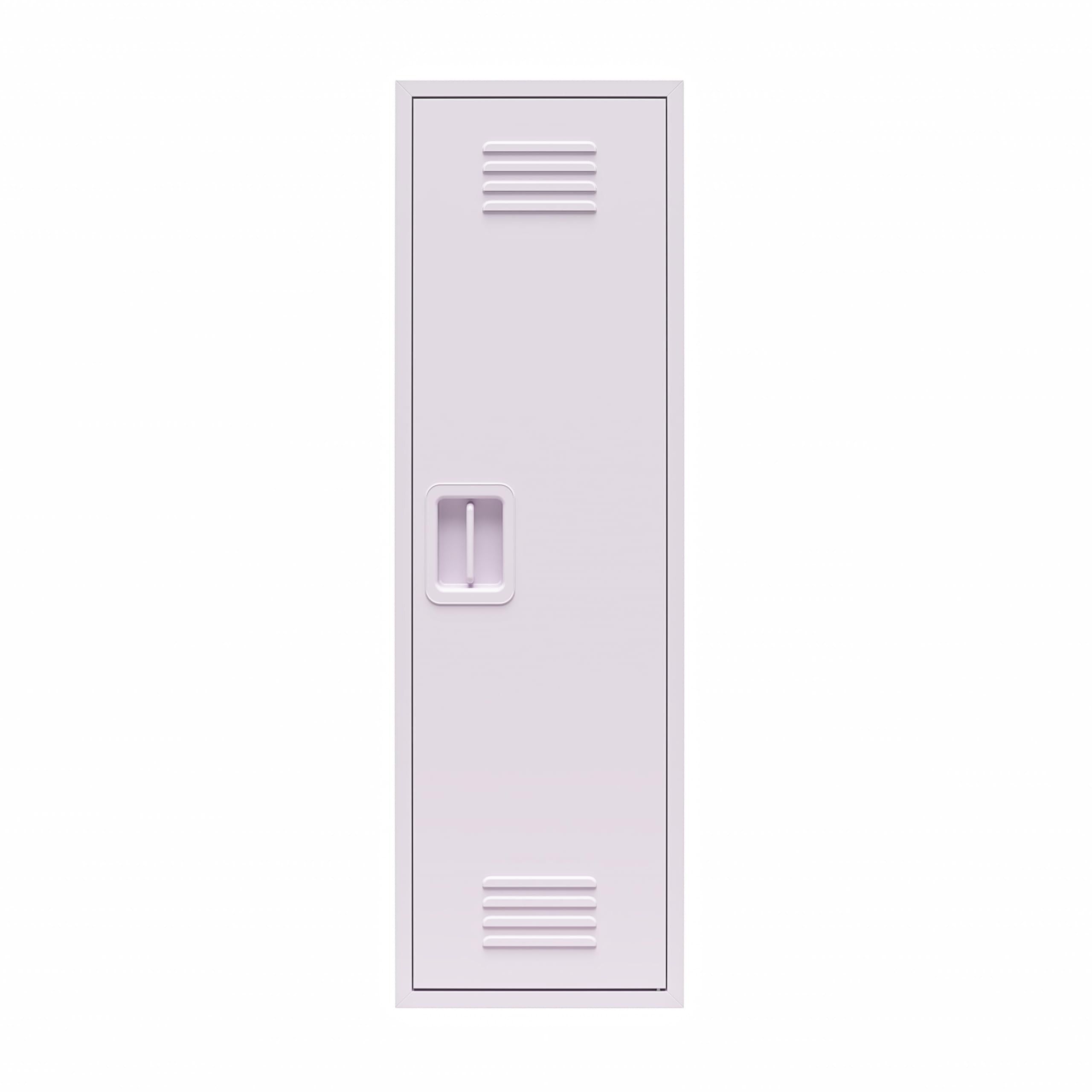 Little Seeds Casey Kids Tall Metal Storage Locker, Lavender