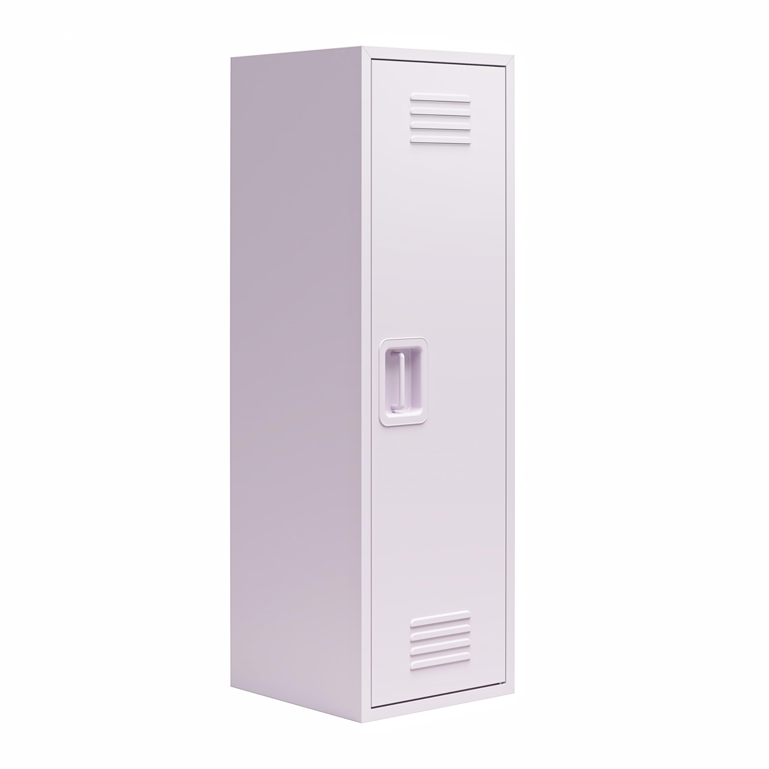 Little Seeds Casey Kids Tall Metal Storage Locker, Lavender