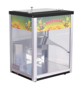 commercial chip warmer machine restaurant chip display cabinet, stainless steel frames, keep chips warm and fresh for hours