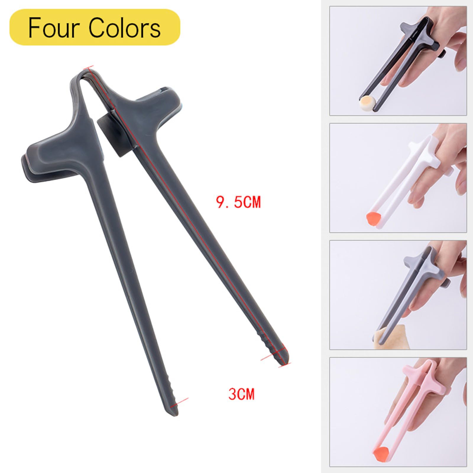 6 PCS & 4 COLORS!Gamer Finger Chopsticks,Snacking Innovation,Finger Chopsticks For Snacking,Gaming Snack Solution,Your Keyword for Seamless Snacking Fun!