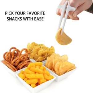 6 PCS & 4 COLORS!Gamer Finger Chopsticks,Snacking Innovation,Finger Chopsticks For Snacking,Gaming Snack Solution,Your Keyword for Seamless Snacking Fun!