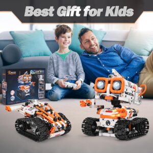 Kyanio STEM Robotics Kits for Kids Ages 8-12 8-14 Year Old, 3 in 1 Remote/APP/Voice Control & Programming Robot Building Set, Toy Coding Science Projects, Birthday Gift Ideas for 8 9 10 11 12+ Boys