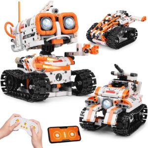 kyanio stem robotics kits for kids ages 8-12 8-14 year old, 3 in 1 remote/app/voice control & programming robot building set, toy coding science projects, birthday gift ideas for 8 9 10 11 12+ boys