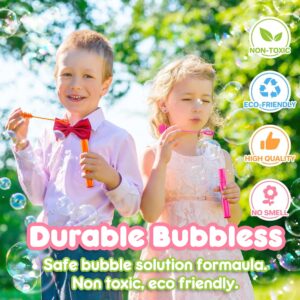 24PCS Building Block DIY Bubble Wands Party Favors 96PCS Stickers for Kids Goodie Bag Fillers Pinata Stuffers Mini Bubble Bulk Birthday Party Supplies Toys Gifts Class Prizes Toddlers Boys