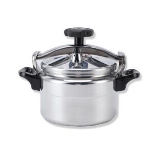 4 quart pressure cooker, compound bottom small pressure canner, easy to use pressure cooker pot suitable for gas, induction