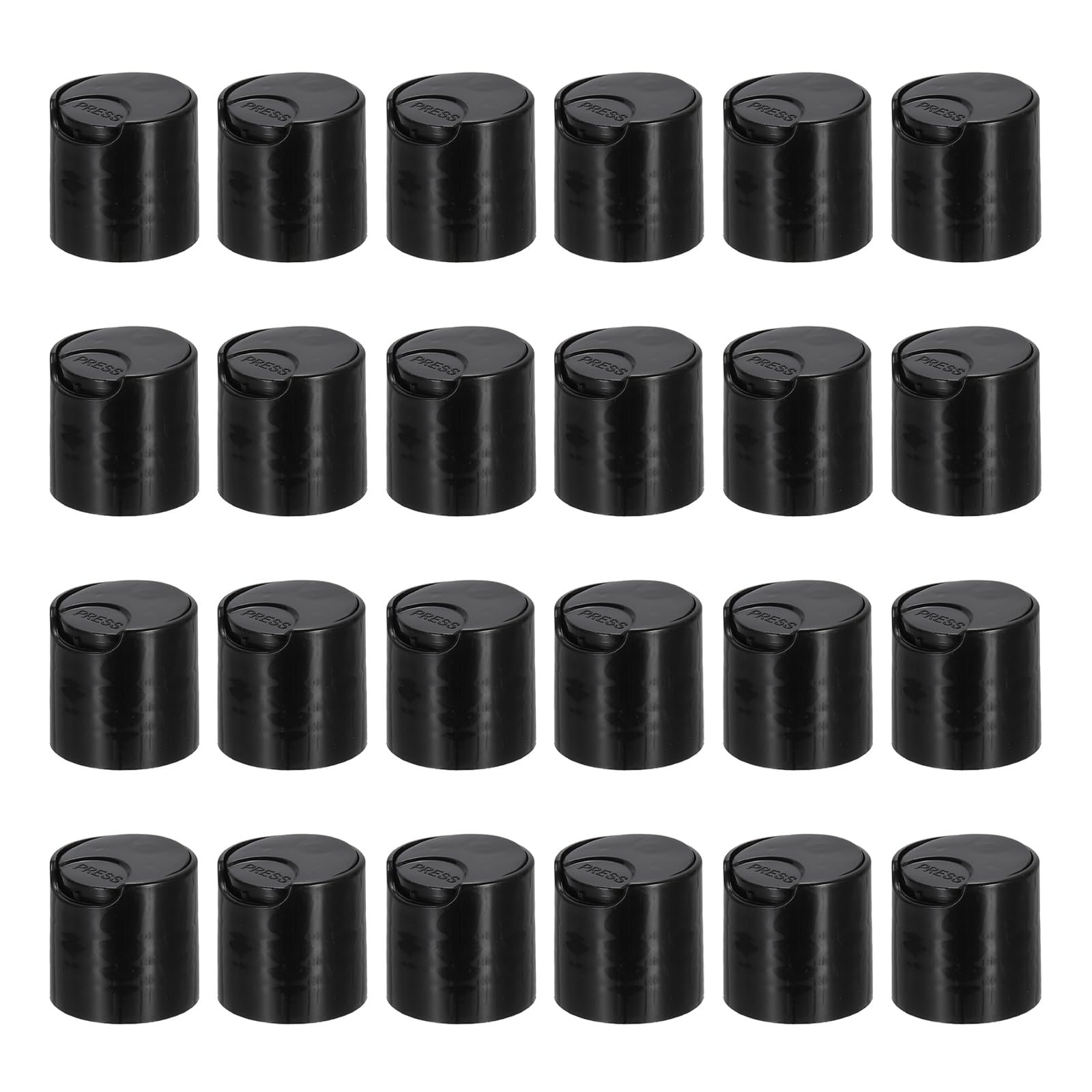 PATIKIL 28/410 Replacement Press Plastic Caps, 24pcs Dispensing Top Cover for Squeeze Shampoo and Lotion Bottles Lids