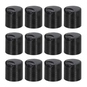 patikil 24/410 replacement press plastic caps, 12pcs dispensing top cover for squeeze shampoo and lotion bottles lids