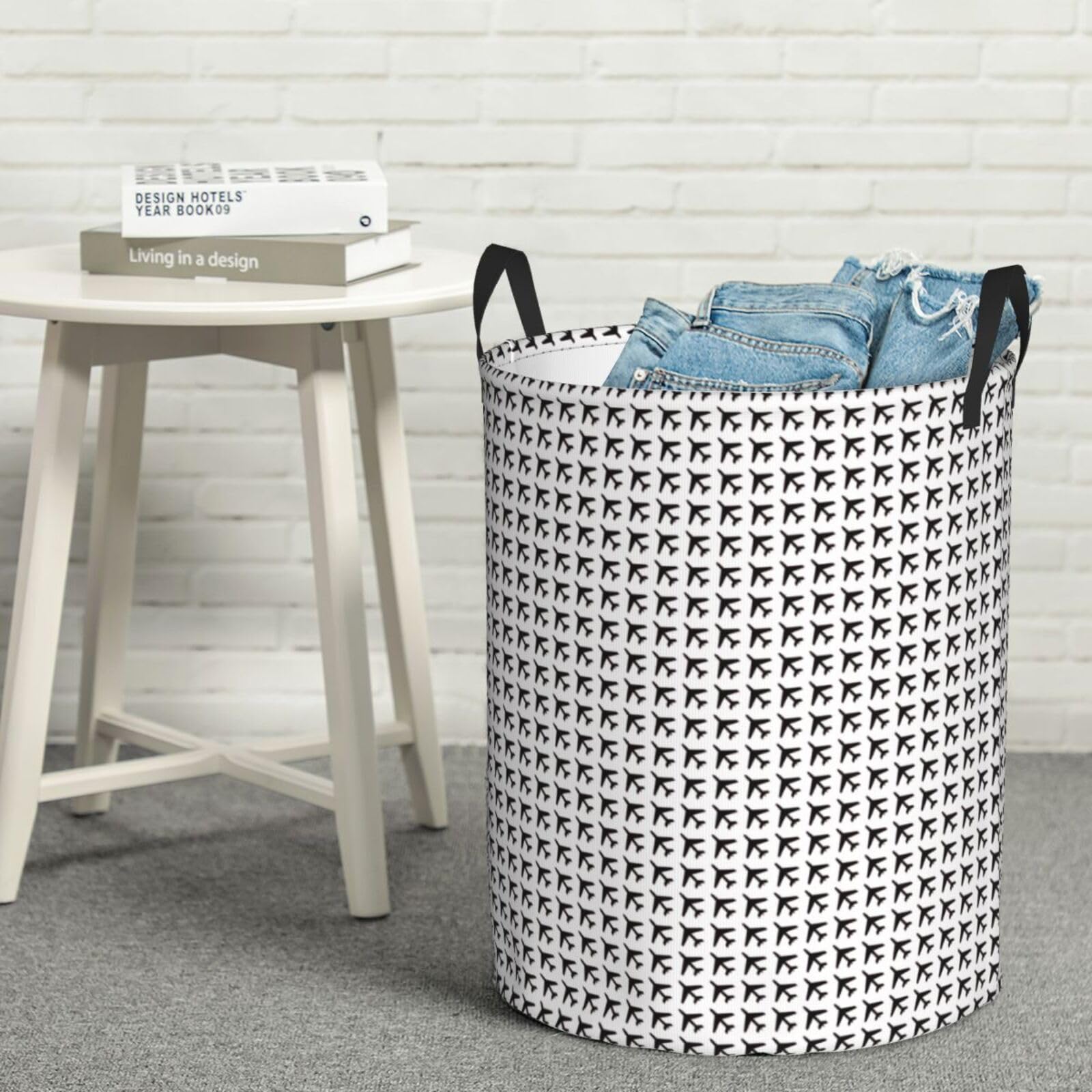 Airplane Freestanding Laundry Hamper Personalized Dirty Clothes Hamper Storage Basket For Bedroom,Bathroom,College Dorm Boys And Girls Cat Dog Pet Toy Storage