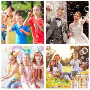 24PCS Groovy 70s DIY Bubble Wands Party Favors 96PCS Stickers for Goodie Bag Fillers Pinata Stuffers Mini Bubble Bulk Birthday Party Supplies Toys Gifts Class Prizes Toddlers Boys Girls