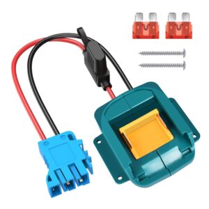 for power wheel adapter for makita 18v lxt battery with wire harness connector and fuse holder compatible for peg-perego 12 volt for power wheel kids ride-on toy, 12awg wire with 40a fuse