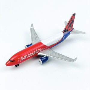 aviamuse sun country model airplane, die-cast single planes model aircraft suitable for collection & christmas, birthday gifts