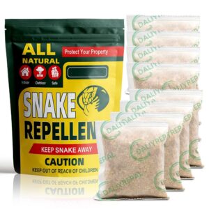 lowojusl snake repellent for yard powerful,outdoor snake away repellent, snake out snake repellent,effective repellent for snakes, snakes repellents for outdoor safe around kids and pets 8-pack