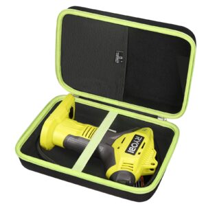 tourmate hard storage case for ryobi p737 18-volt one+ portable cordless power inflator - travel case (only case)