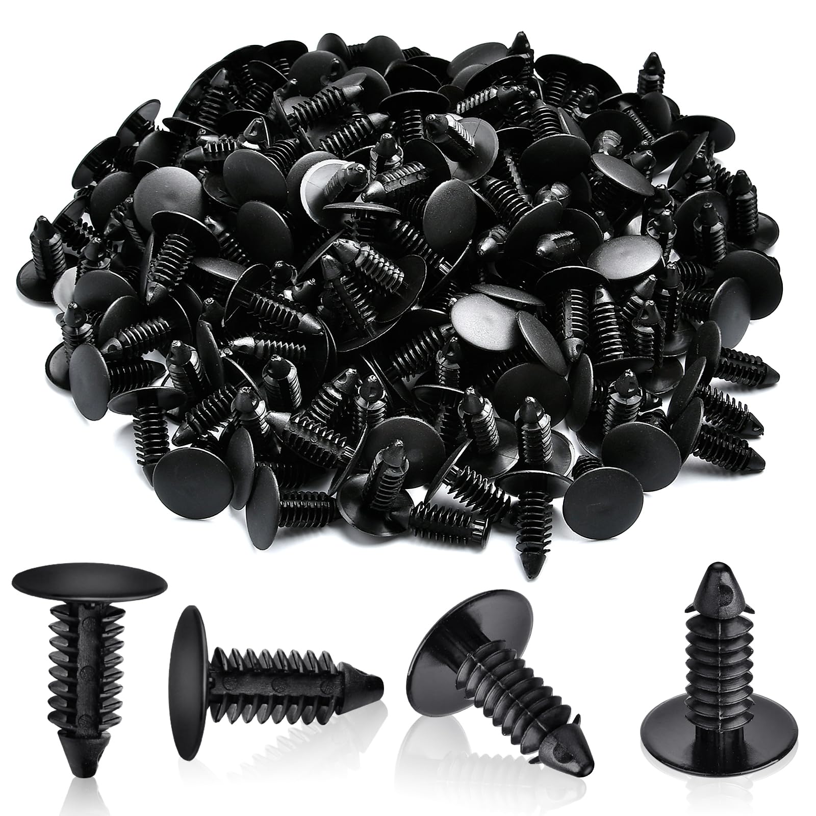 Lainballow 200 PCS Medium Multi-Gauge Rivet Fasteners, 3/4" Length Patio Strapping Rivets, Patio Strapping Rivets Fasteners with 1/4'' Holes for Repair Vinyl Straps Patio Chair Lawn Lounge