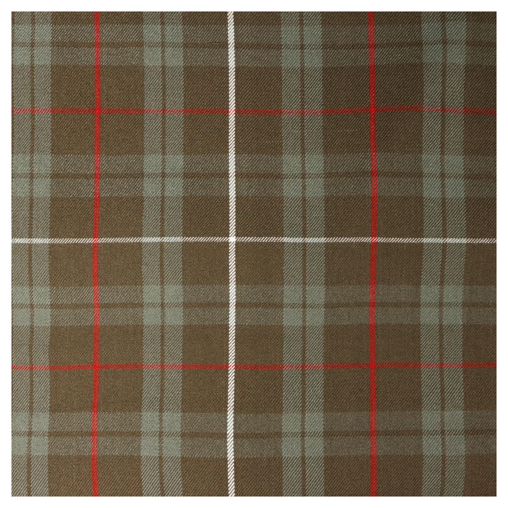 Homespun Wool Blend Plaid Tartan Fabric by The Yard (Fraser Hunting Weathered)