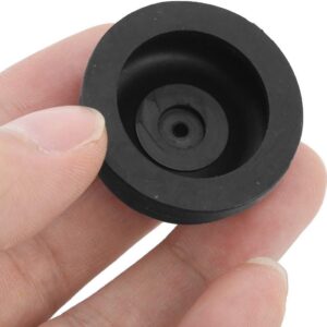 6Pcs Black EPDM Rubber Oxygen Pump Replacement Parts for Aquarium Fishing Oxygen Pump Aquarium Diaphragm Silicone Cup Parts Reolacements Fish and Aquatic Pets, Pet Supplies