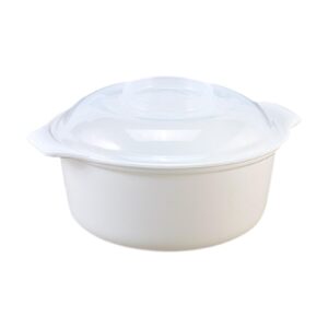 dimyfew microwave rice cooker steaming pots food storage container easy to clean rice cooking microwave mixing bowls for potato ramen