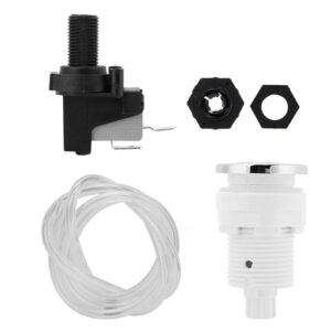 glomora garbage disposal air switch, spa bathtub air switch button kit, air hose micro switch, air pressure switch button