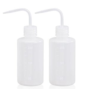 usiriy tattoo wash bottles - 2pcs 250ml/8oz tattoo squeeze bottle tattoo wash bottle watering tools,economy plastic for tattoo supplies