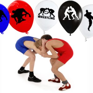 Atsmoicy 50 Pieces Wrestling Balloon Wrestling Match Themed Baby Shower Birthday Party Supplies Decorations Favors Balloon