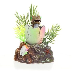 TERNCOEW Aquarium Decorations Small Ornaments Baby Dinosaur In Egg For Fish For Tank Aquatic Pet Supplies With Air Hose Aquarium Heater Light Thermometers Gravel Sand Decorations