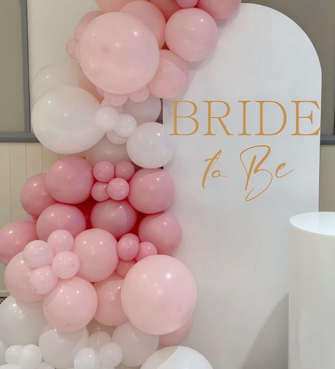 Bride to Be Decal - Bridal Shower Backdrop Sticker,Miss to Mrs Sticker for Balloon Arch,Bride to Be Bridal Shower Party Decorations,Engagement Party (Bride to Be Decal)