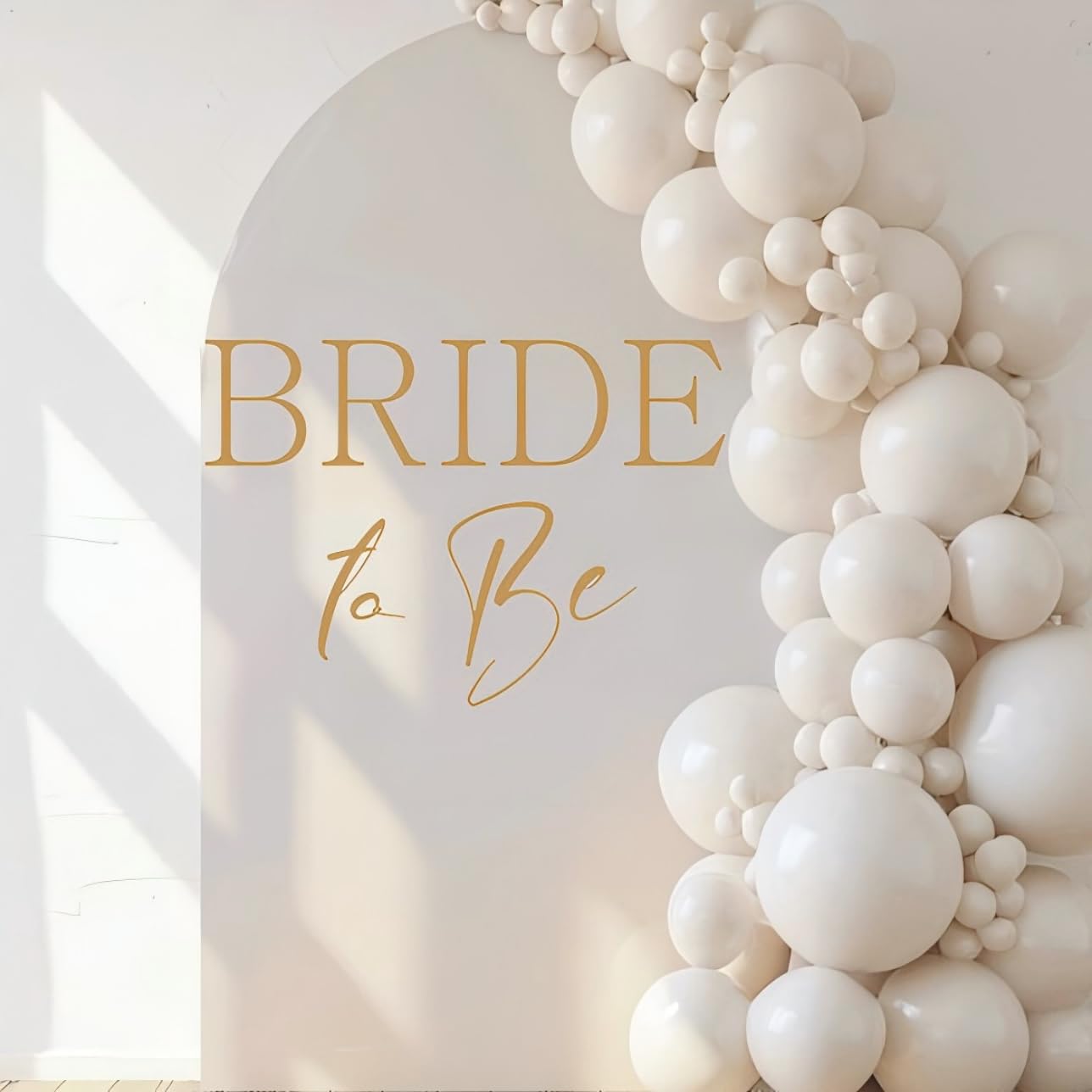 Bride to Be Decal - Bridal Shower Backdrop Sticker,Miss to Mrs Sticker for Balloon Arch,Bride to Be Bridal Shower Party Decorations,Engagement Party (Bride to Be Decal)