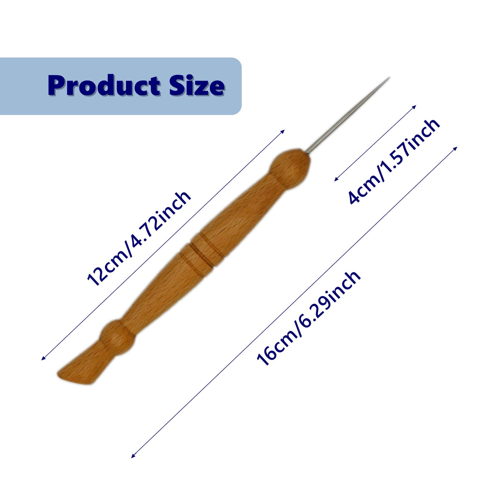 Stiletto Pressing Tool, LINXIAO Precision Stiletto Handy for Getting Seams to Lay Correctly, Stiletto Quilting Sewing Tool