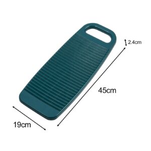 Generic Laundry Scrubbing Board for Clothes Washing Hand Wash Tool for Home, Blue, 45cmx19cmx2.4cm