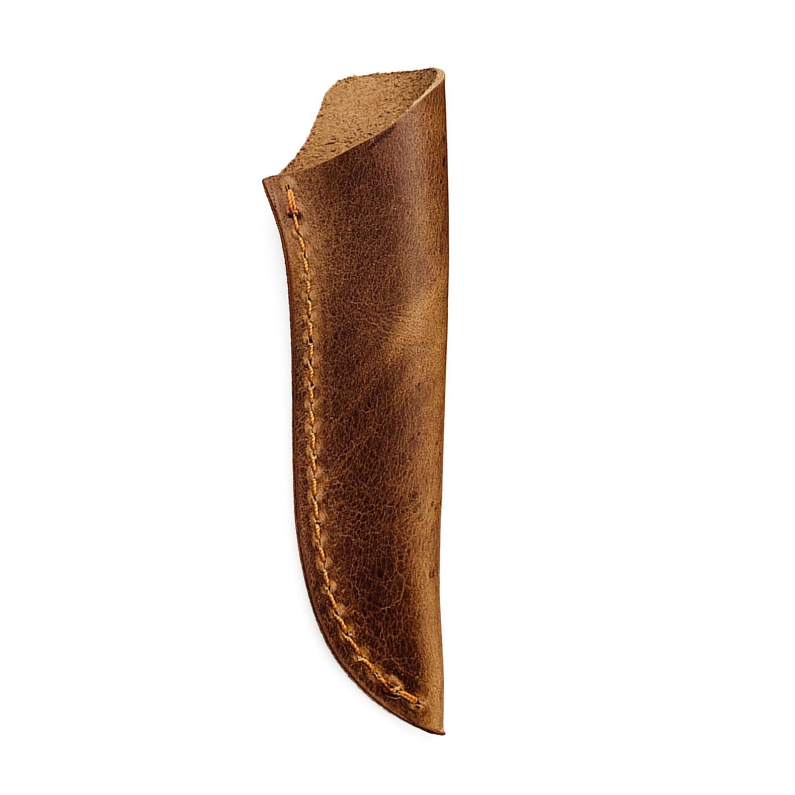 HUANIZI Cowhides Leather Case For Fruit Straight Cowhides Leather Sheath Protective Holsters Kitchen Outdoor Leather Sheath, Small