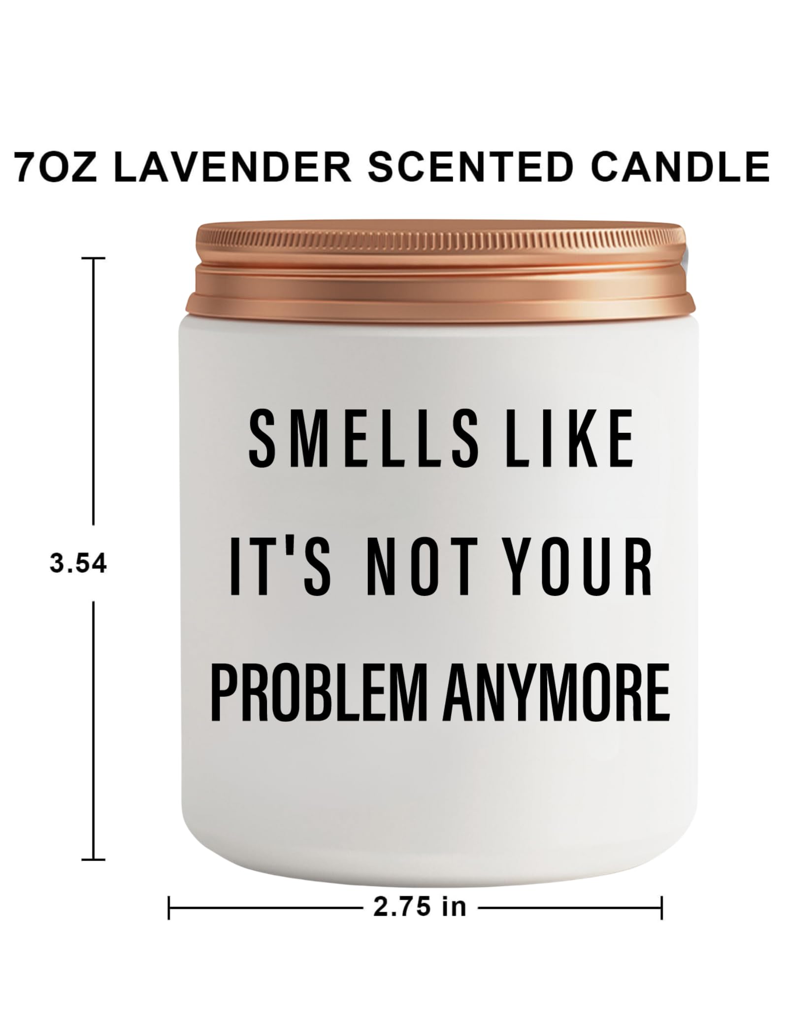 Retirement Gifts for Women Men, Farewell Gifts for Coworkers，Leaving Job Divorce Breakup Going Away Gifts, Lavender Scented Candle