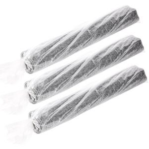 rug storage bag, pack of 3, fit for rolled rug up to 10'x 14', clear plastic rug bags for carpets runners perfect for rug storage/moving/packing/shipping and other foldable large objects