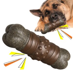 yijisky ideal chew toy great for teeth cleaning and playtime，dog chew toy for aggressive chewers tough and long-lasting toy for large/medium dogs (coffee)