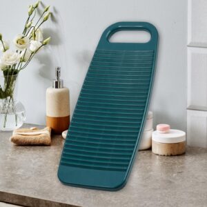 Generic Laundry Scrubbing Board for Clothes Washing Hand Wash Tool for Home, Blue, 45cmx19cmx2.4cm